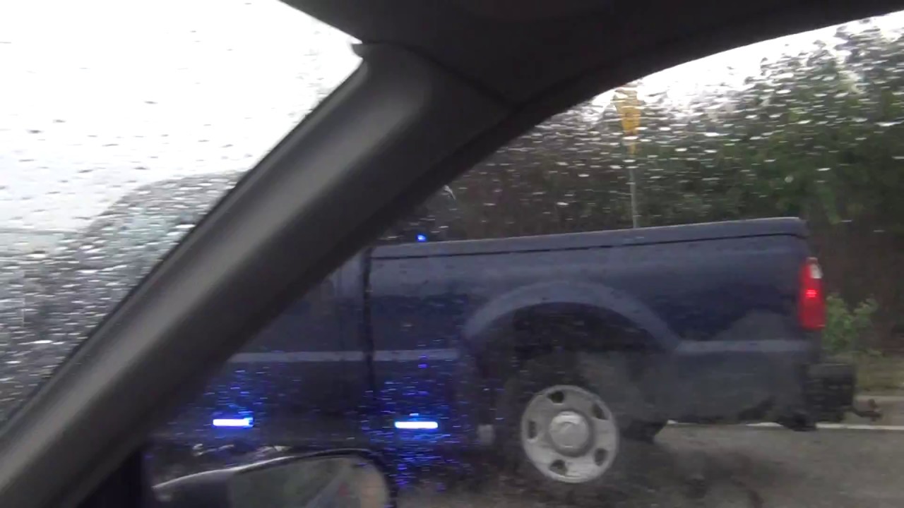Undercover Police Pickup Lots Of LED Lights - YouTube
