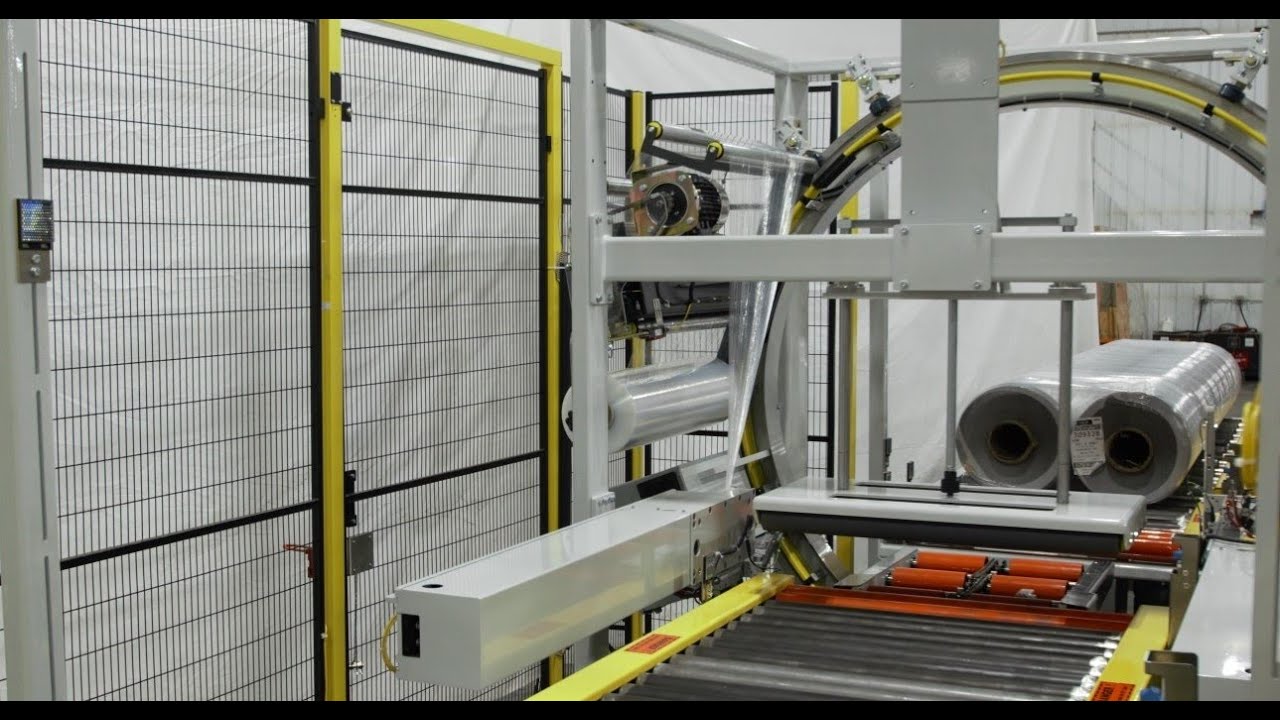 Wrapping Long Product with the Orion Orbital Stretch Wrapper - YouTube