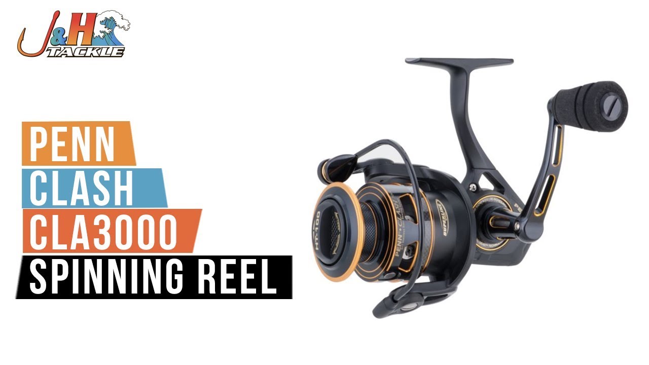 Penn Clash CLA3000 Spinning Reel | J&H Tackle - YouTube