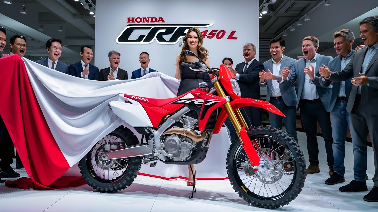 New 2025 Honda CRF 450L FINALLY Launched! fast look full review?" - YouTube