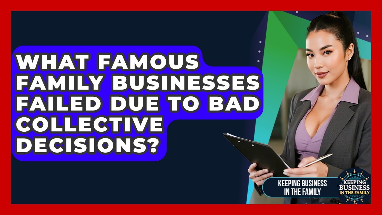 What Famous Family Businesses Failed Due To Bad Collective Decisions ...