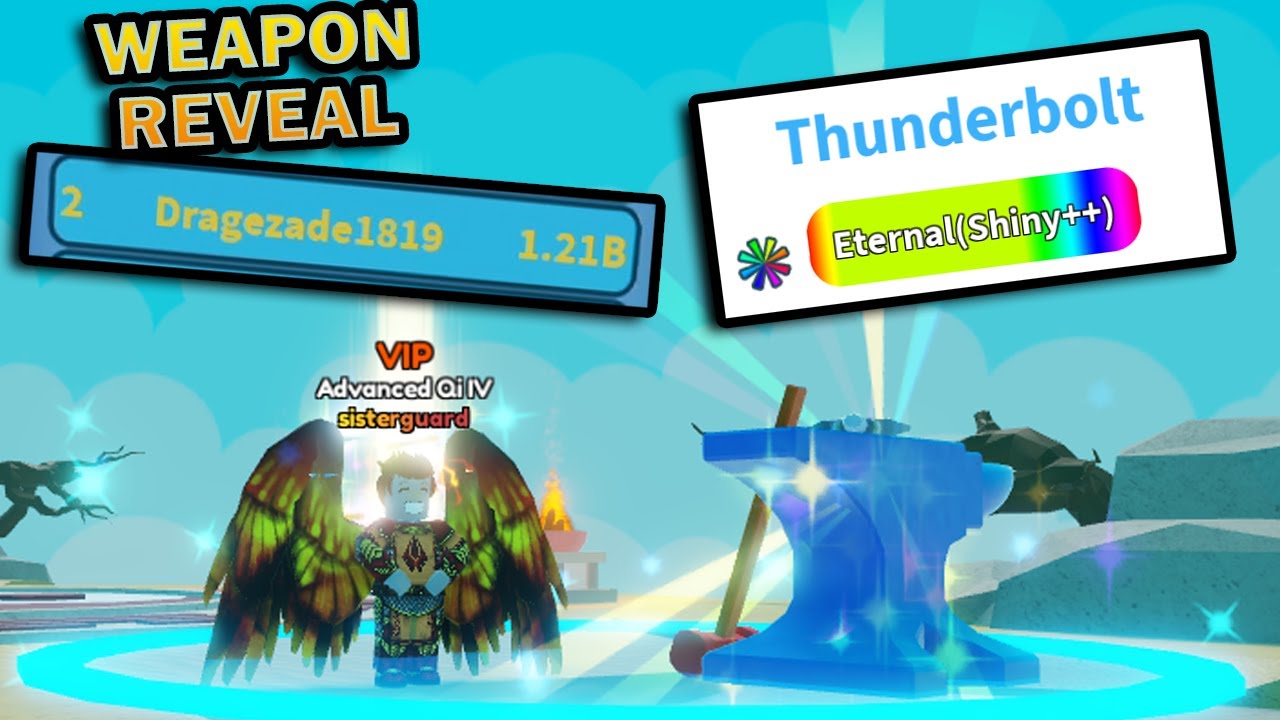 Eternal Max LEVEL Thunder Bolt & Top 2 Player weapon reveal in weapon ...