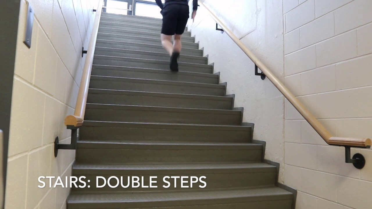 stairs: double steps - YouTube