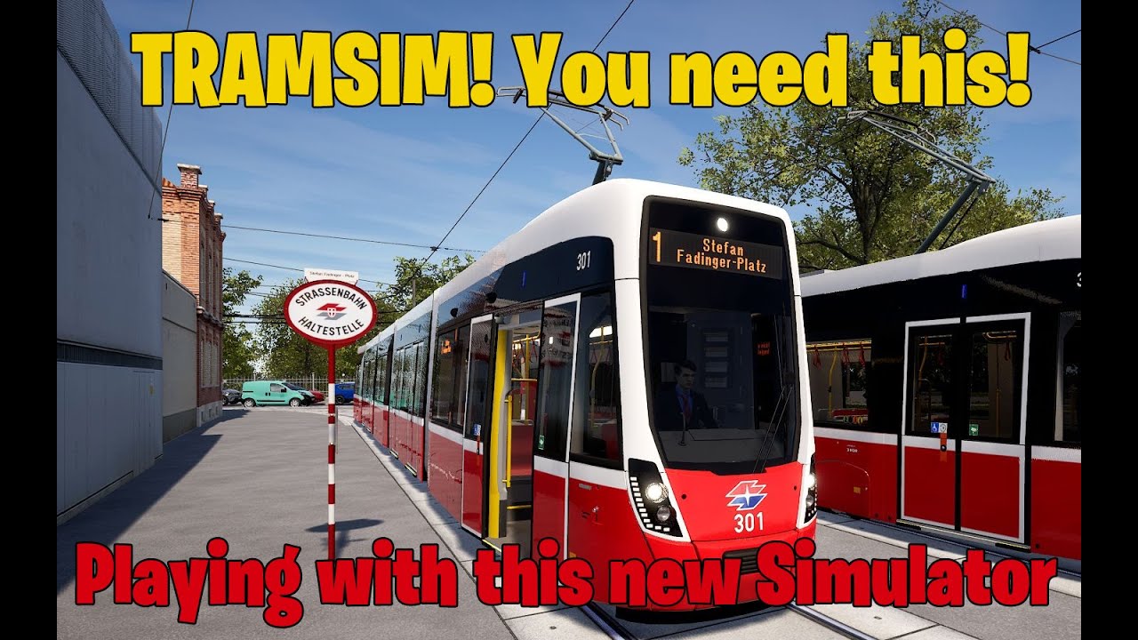 TRAMSIM - New TRAM Simulator @ Vienna Austria Map - YouTube