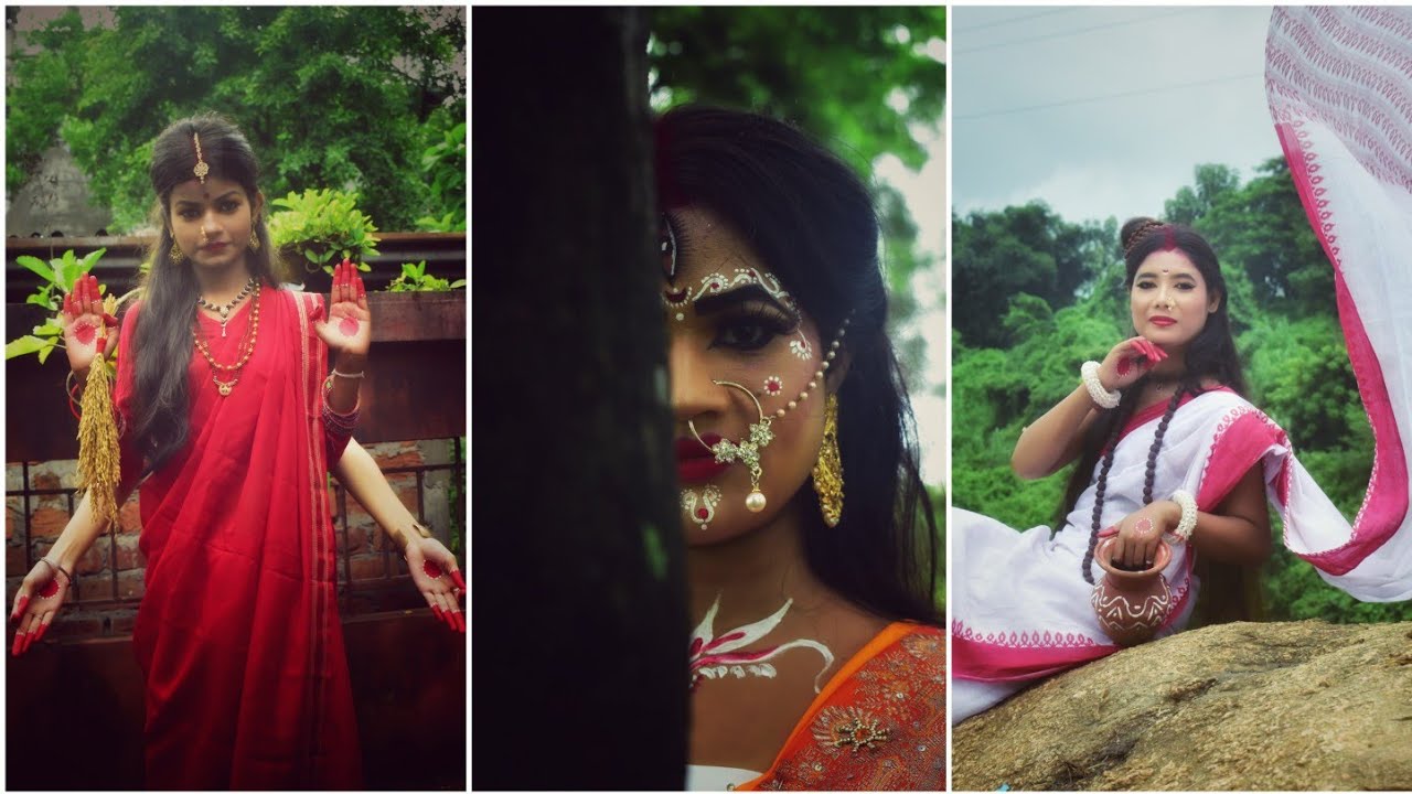 Durga Puja Photoshoot!!! - YouTube