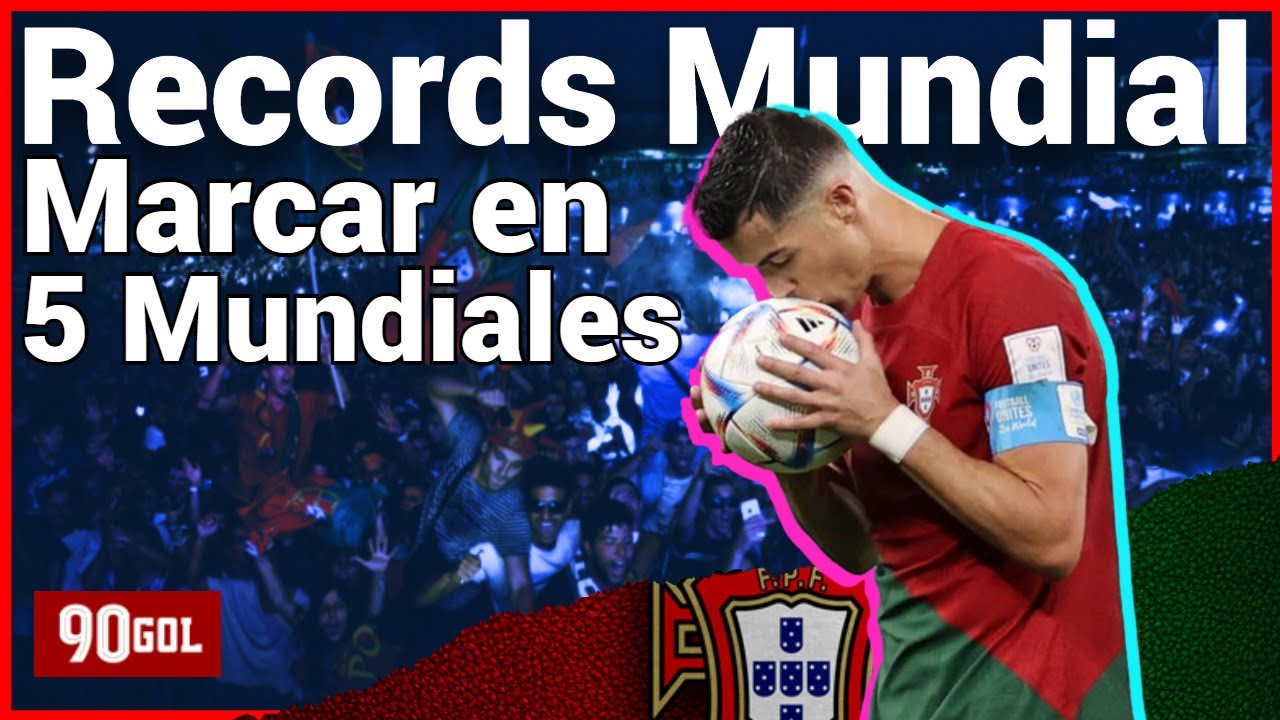 CRISTIANO RONALDO Nuevo Records primer jugador en marcar en 5 MUNDIALES ...