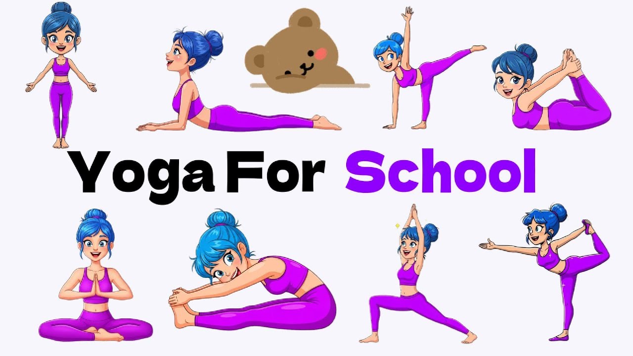 Yoga for school | Yoga for Body Toning | Healthy Body & Calm Mind - YouTube