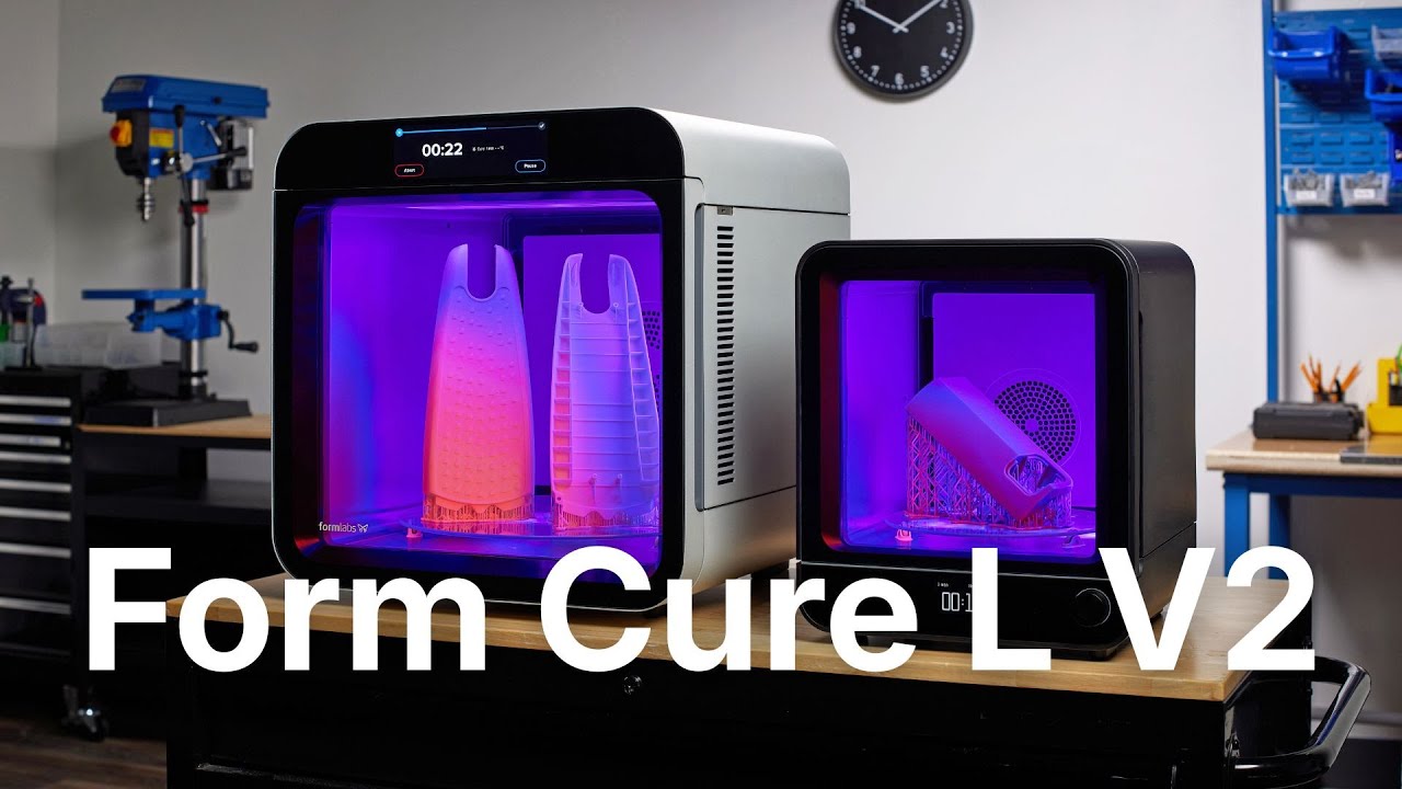 Form Cure L V2 – новий стандарт постобробки від Formlabs - YouTube