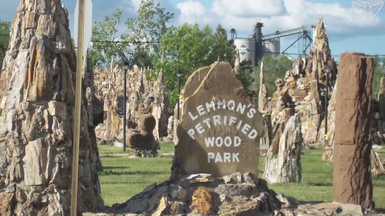 Landscapes of South Dakota: Petrified Wood Park - YouTube