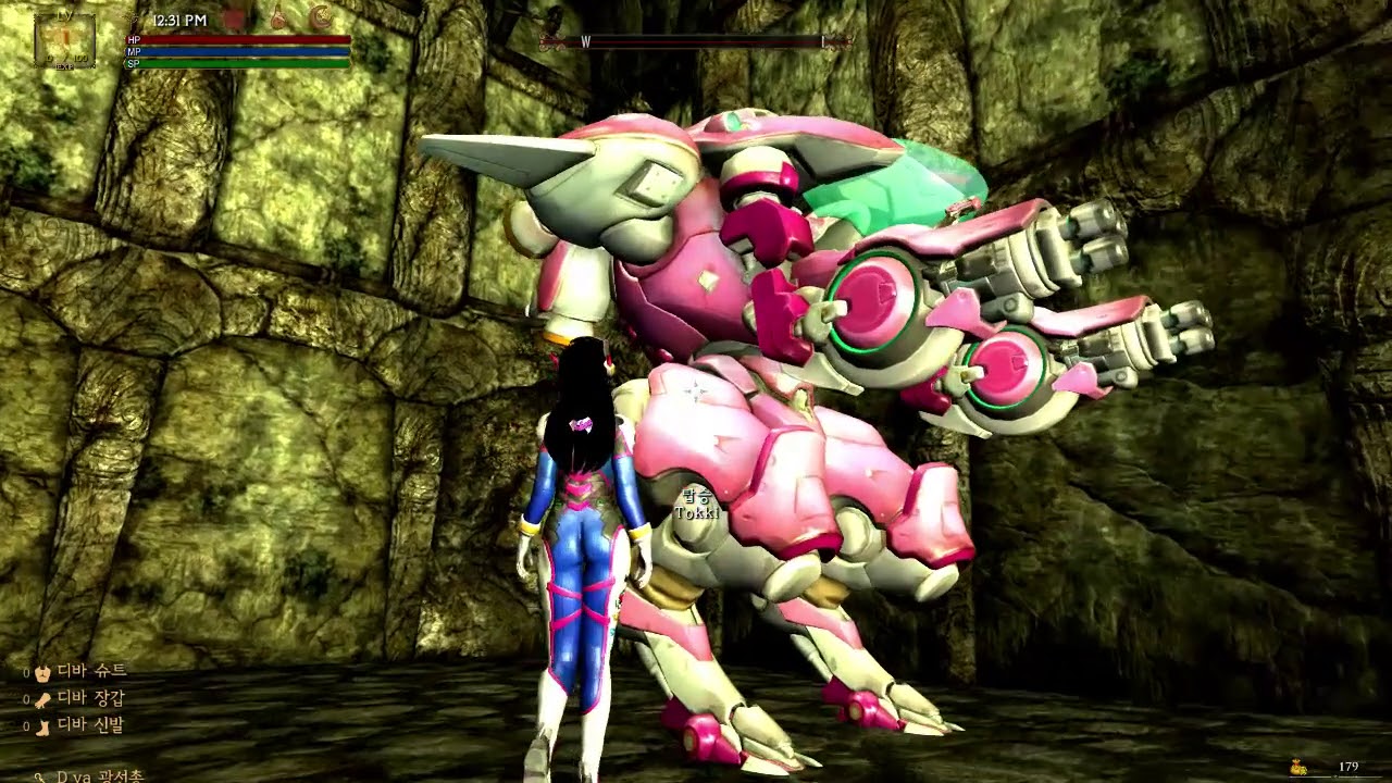 skyrim D.VA mech TEST - YouTube