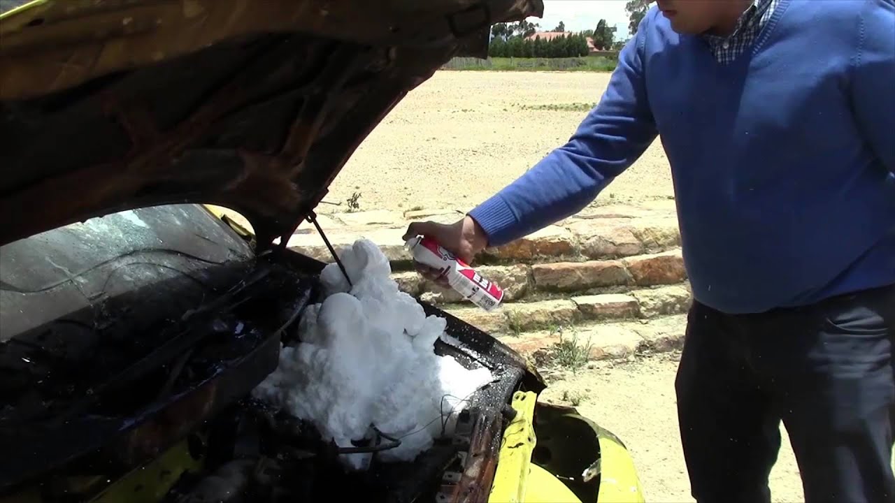 Mr Fire X - Mini Fire Extinguisher - YouTube