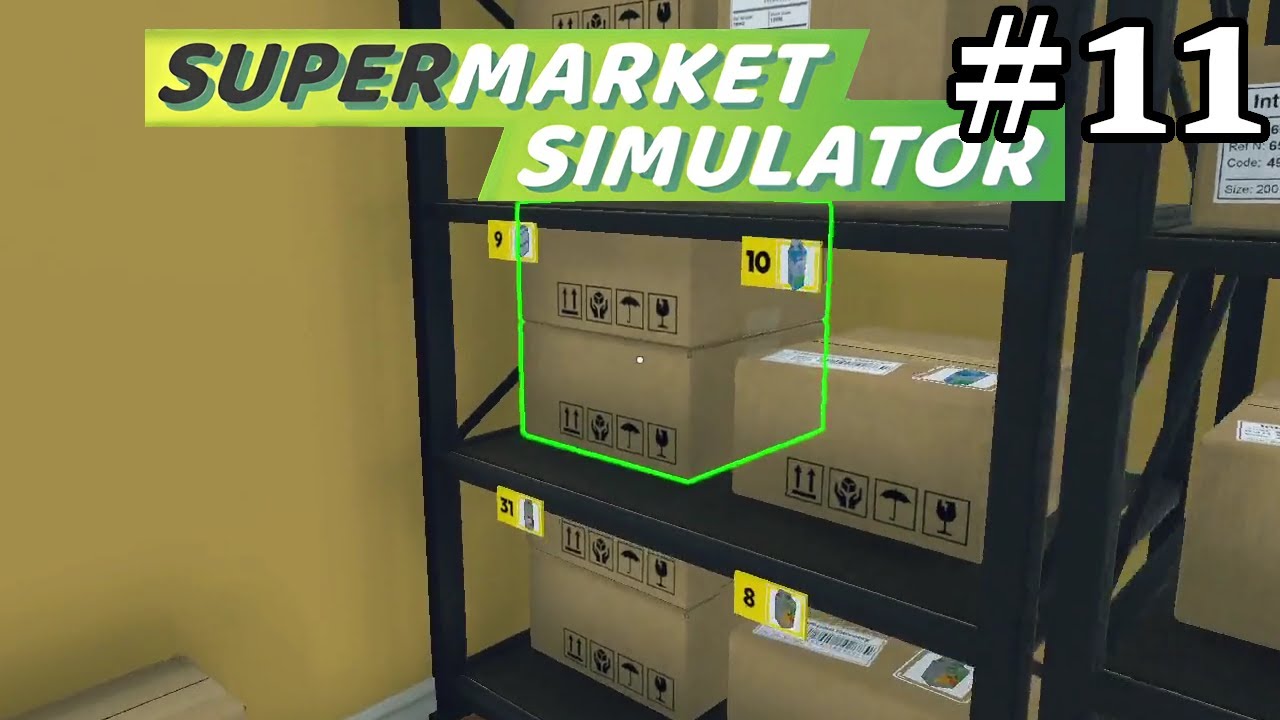 Stocking Season - Supermarket Simulator - Part 11 - YouTube