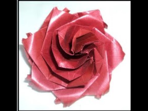 Ximena´s Rose ,Origami Modular Rose,Flowers - YouTube