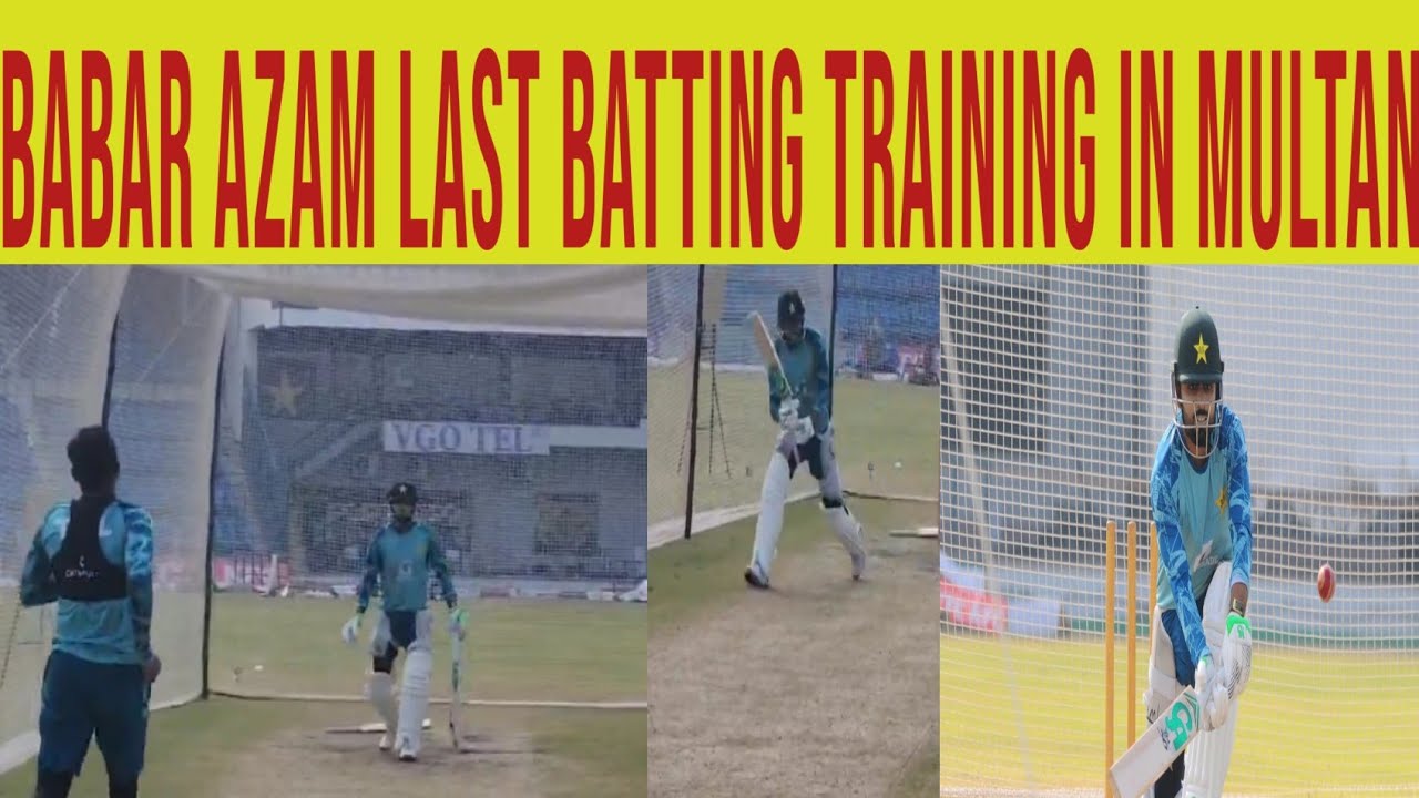 King Babar Azam Prepare For Batting Training In Multan | Babar Azam ...
