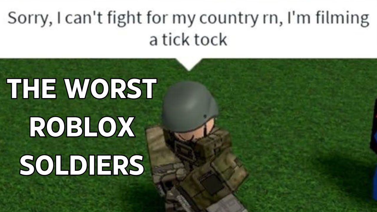 The WORST soldiers in roblox RAGE HARD - YouTube