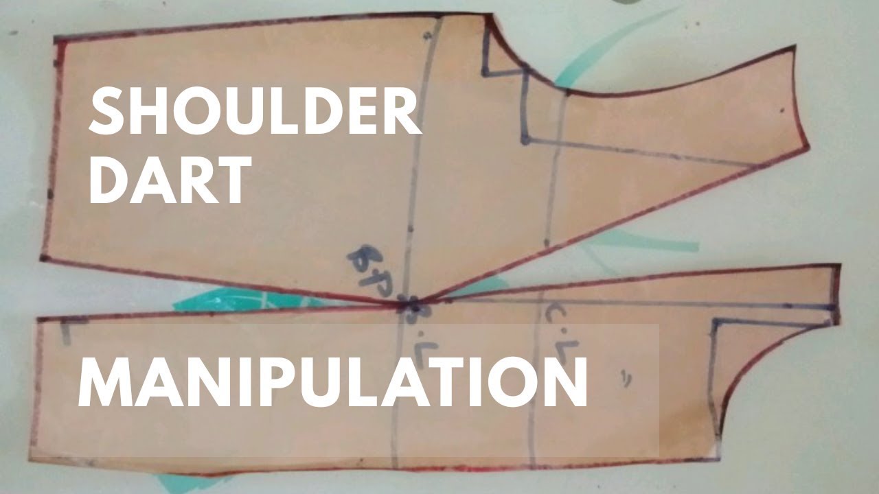 DIY: HOW TO DRAFT SHOULDER DART | DART MANIPULATION | FULLY DETAILED ...