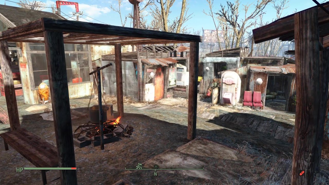 Fallout 4 County Crossing Settlement Build Tour (No Mods) - YouTube
