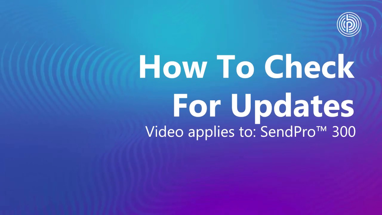SendPro 300 How To Get Updates - YouTube