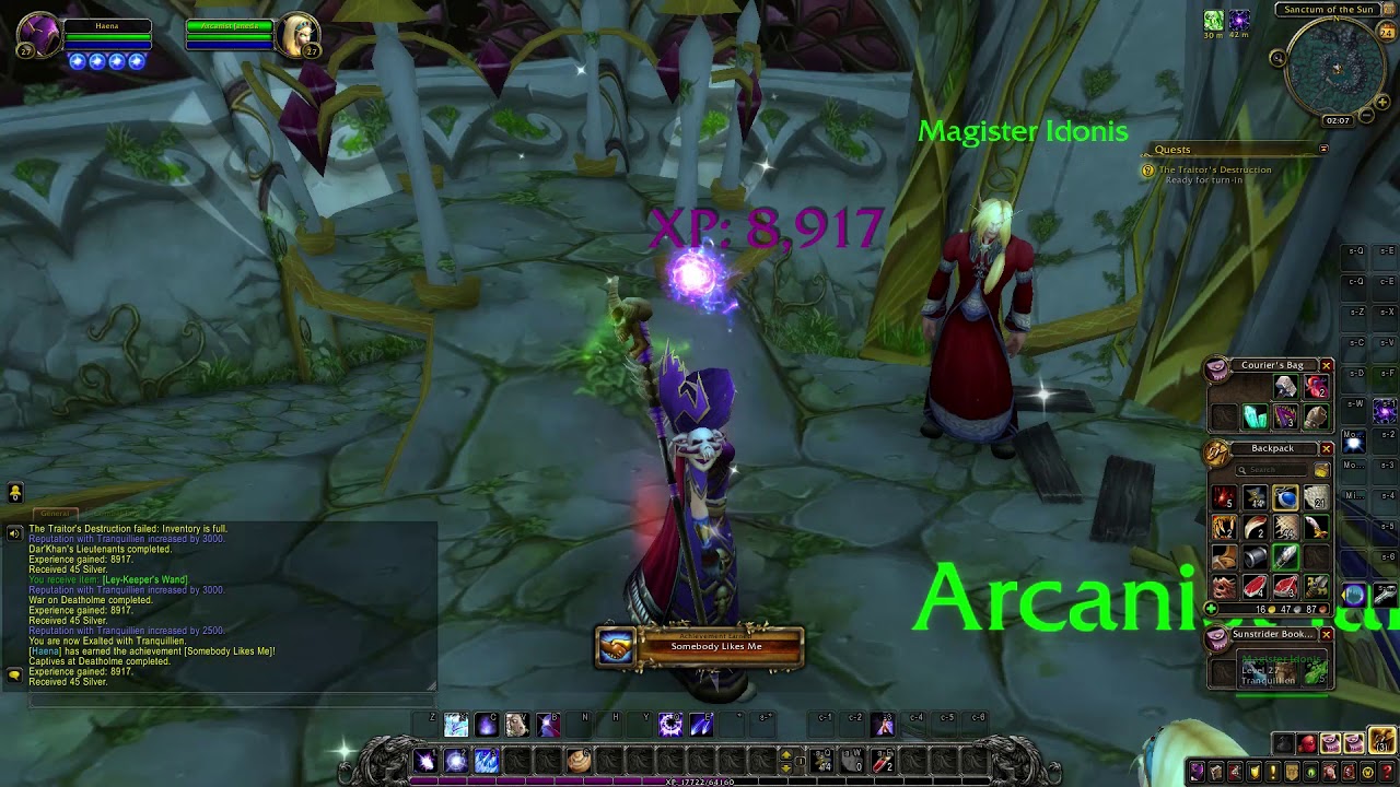 How to get Exalted with Tranquillen - World of Warcraft - YouTube