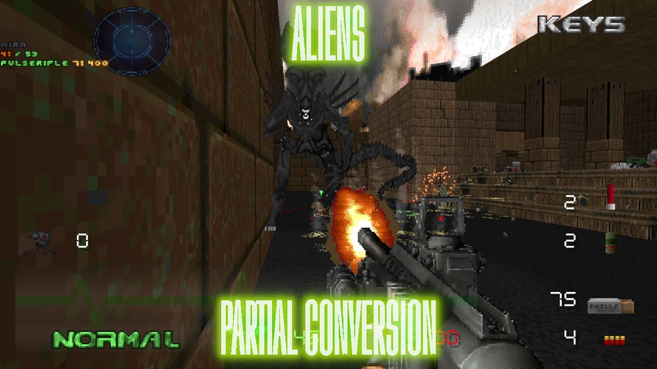 Aliens Partial Conversion v1.4 | Demonfear Map14 | Online Co-op - YouTube