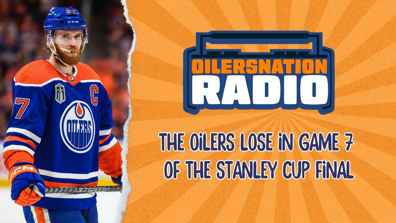 The Oilers lose in Game 7 of the Stanley Cup Final - YouTube