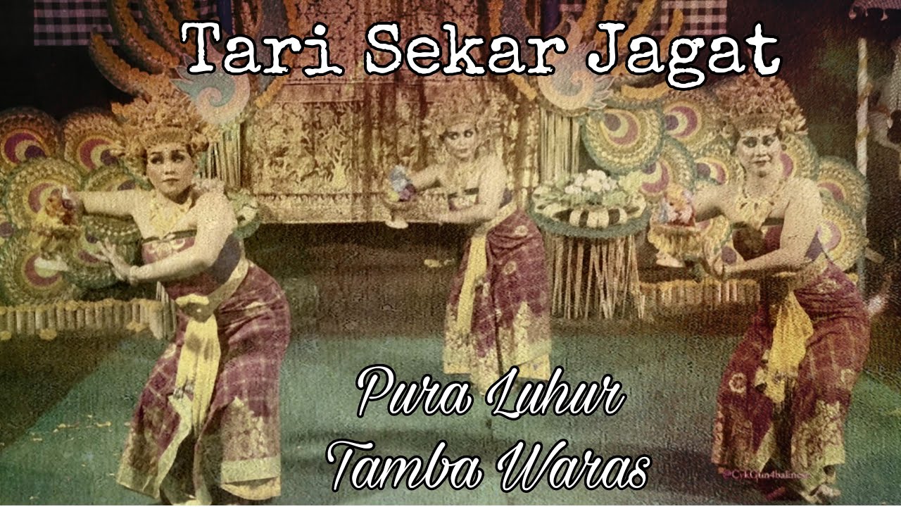 tari sekar jagat pura luhur tamba waras - YouTube