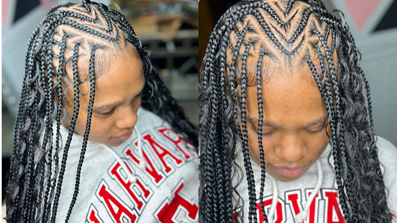 Trending Flip Over Fulani Braids Freestyle🔥Flip Over Fulani Freestyle ...