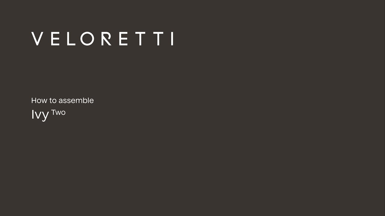 Veloretti Electric Two - How to assemble your Ivy Two - YouTube
