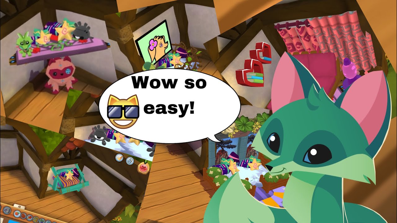 Simple And Easy Animal Jam Build Hacks For Beds! Build Tutorials - YouTube