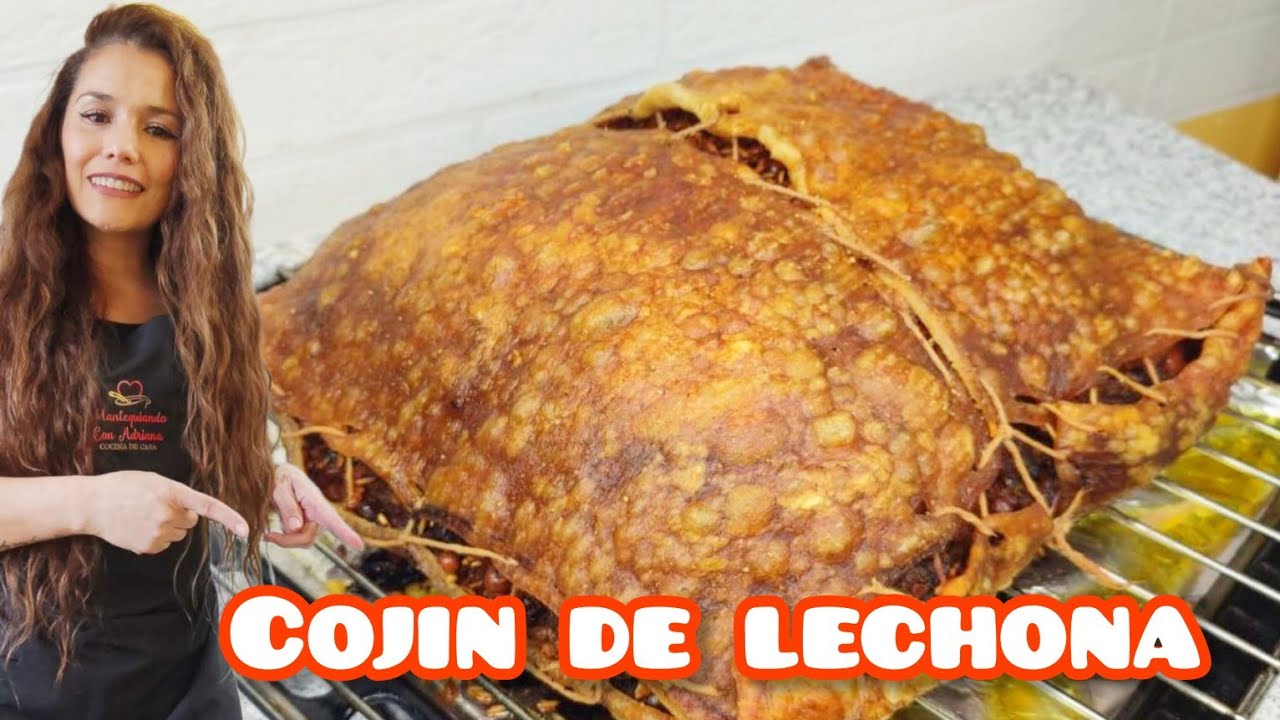 Cómo hacer COJÍN DE LECHONA para doce personas FACIL Y DELICIOSA😋🇨🇴 ...