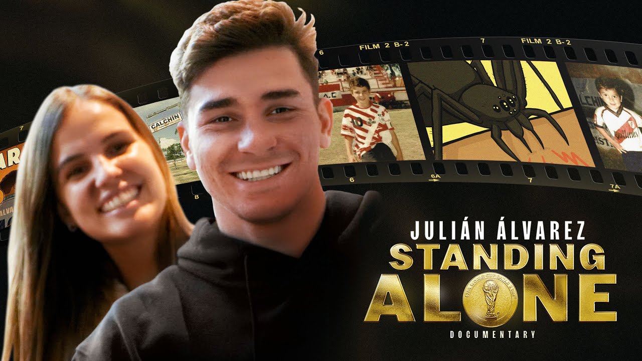 AT HOME WITH JULIAN ALVAREZ & GIRLFRIEND EMILIA | Watch Full ...