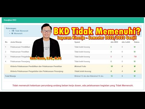 Cara Mengisi BKD SISTER Supaya Memenuhi Ketentuan Perundang-Undang ...