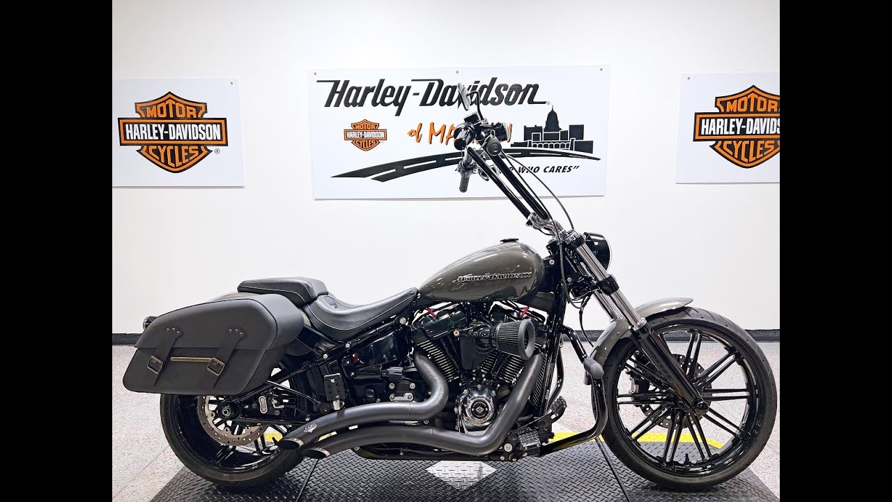 2019 SOFTAIL BREAKOUT 114 FXBRS INDUSTRIAL GRAY 070701D - YouTube