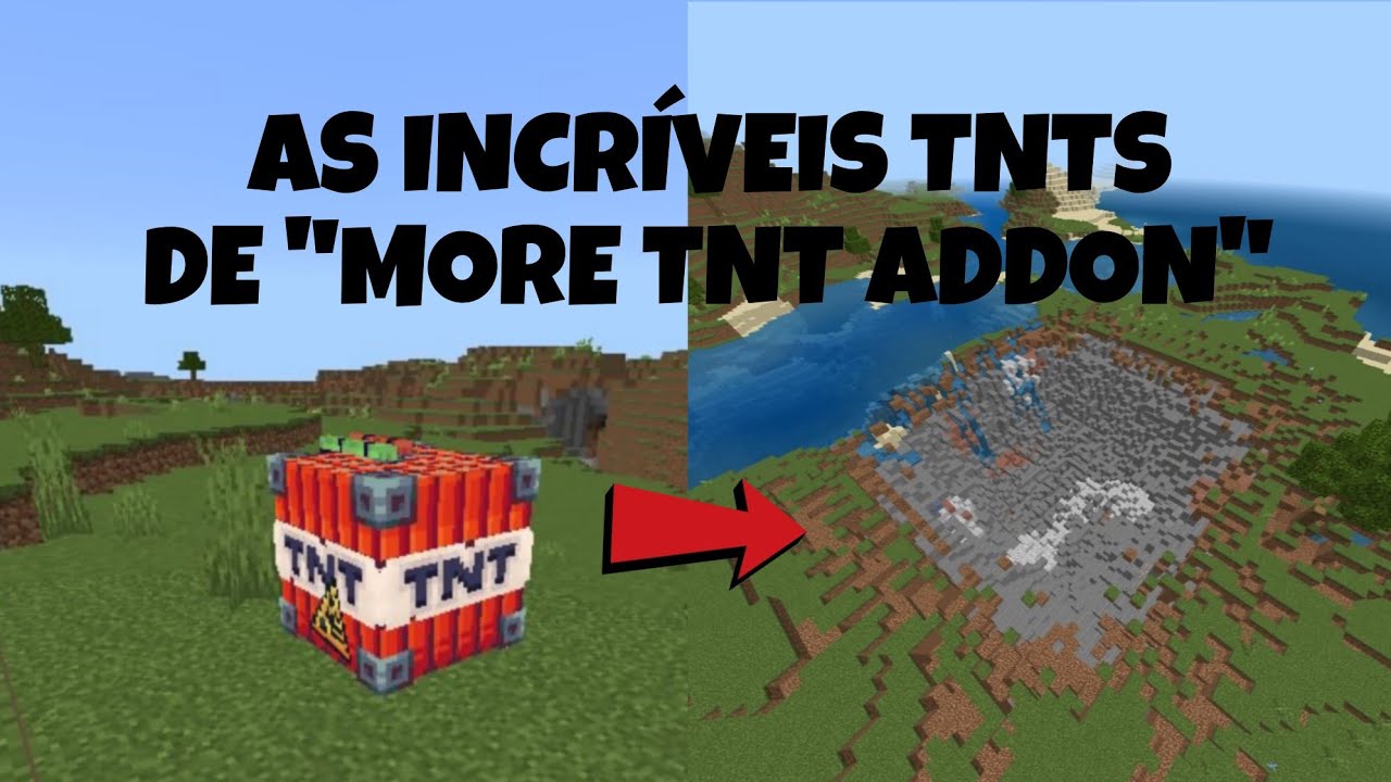 TESTANDO TODAS AS TNTS DO "MORE TNT ADDON"! - YouTube