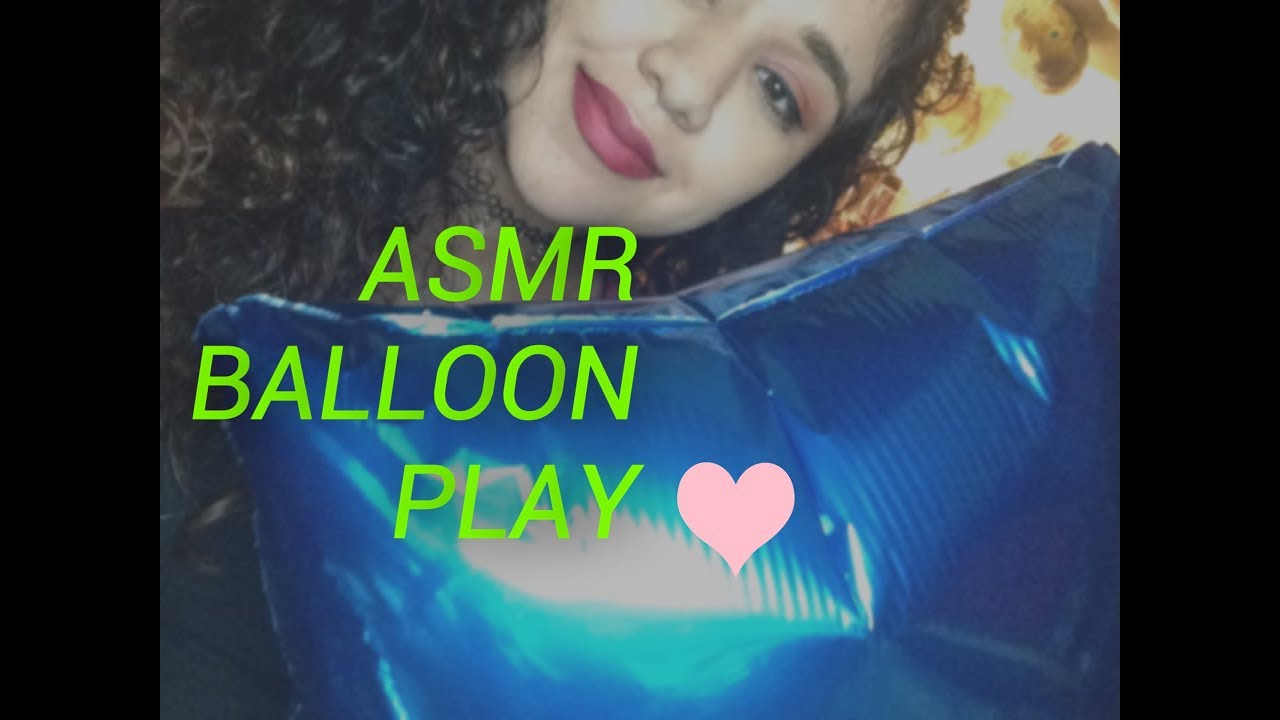 Asmr - balloon play (tapping&scratching) - YouTube
