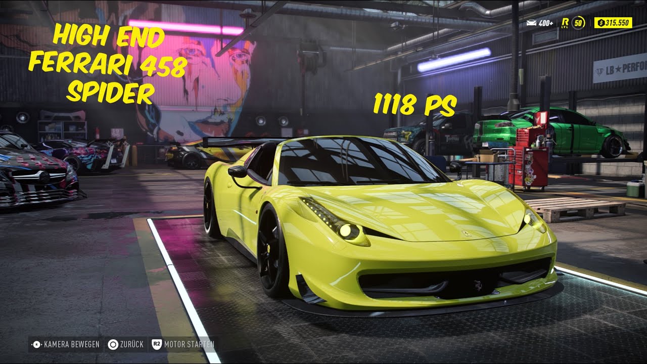 NFS Heat - High End Ferrari 458 Spider 2011 - YouTube