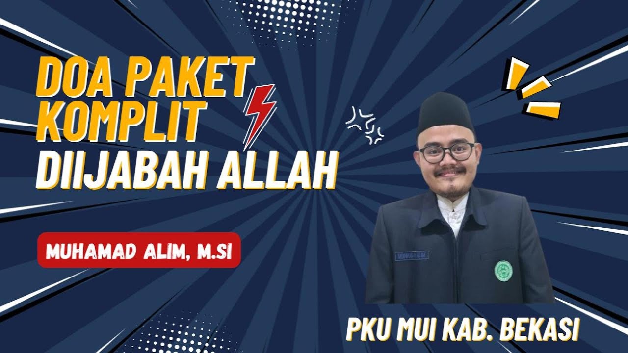 DOA PAKET KOMPLIT DIIJABAH ALLAH SWT! - YouTube