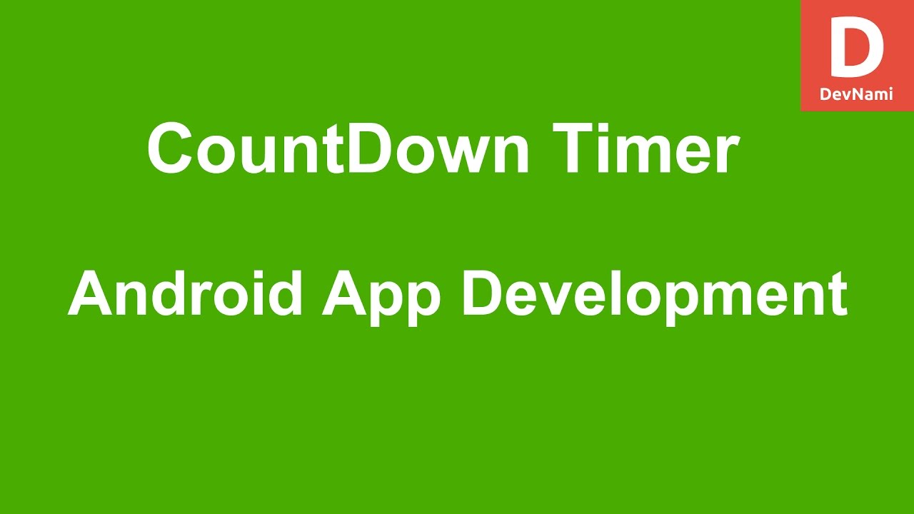 Android CountDown Timer YouTube android-countdown-timer-youtube