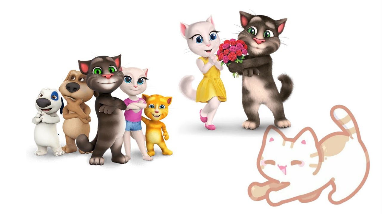 Talking Tom cat I ice cream TalkingTom cat poke till I dropTom the ...