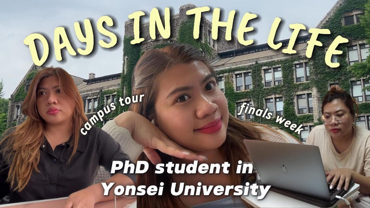 Days in the Life: PhD Student in Yonsei University 🇰🇷 | Uni Vlog, Campus Tour, Finals Week - YouTube