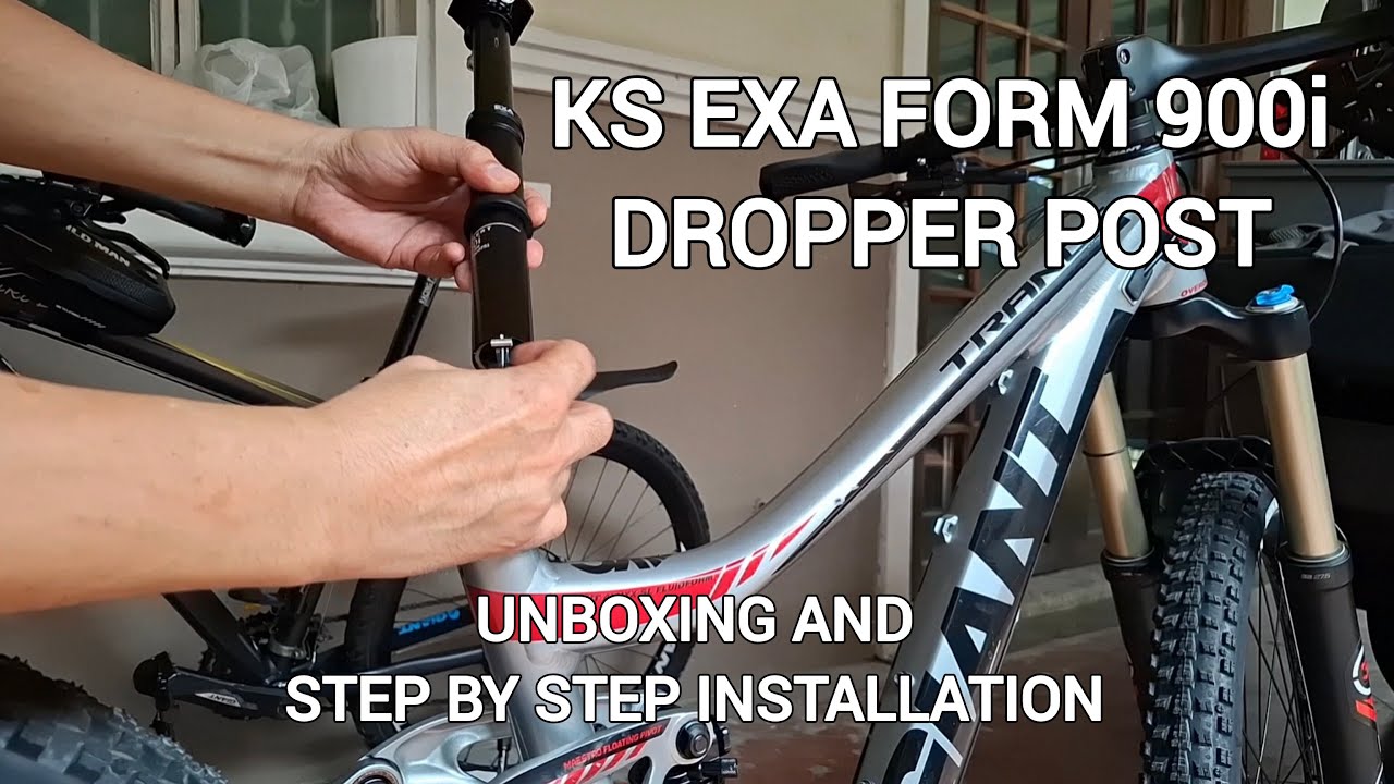 KS EXA Form 900i Dropper Post Unboxing and Step by Step Installation ...