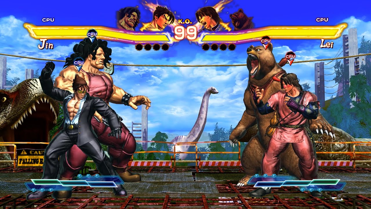 Hugo & Jin vs Kuma & Lei! SFxT AI Combat! - YouTube