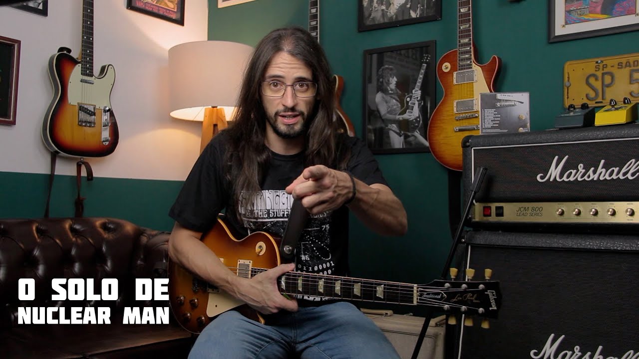 Nuclear Man pt2 - O Solo // Penta maior e menor sobre o Dominante ...