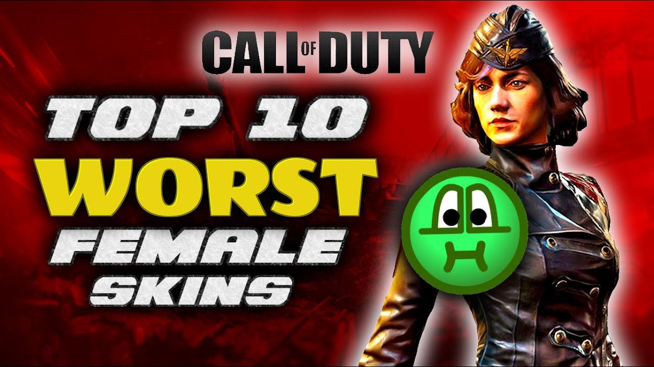 Call of Duty Mobile: Top 10 WORST Female Skins - YouTube