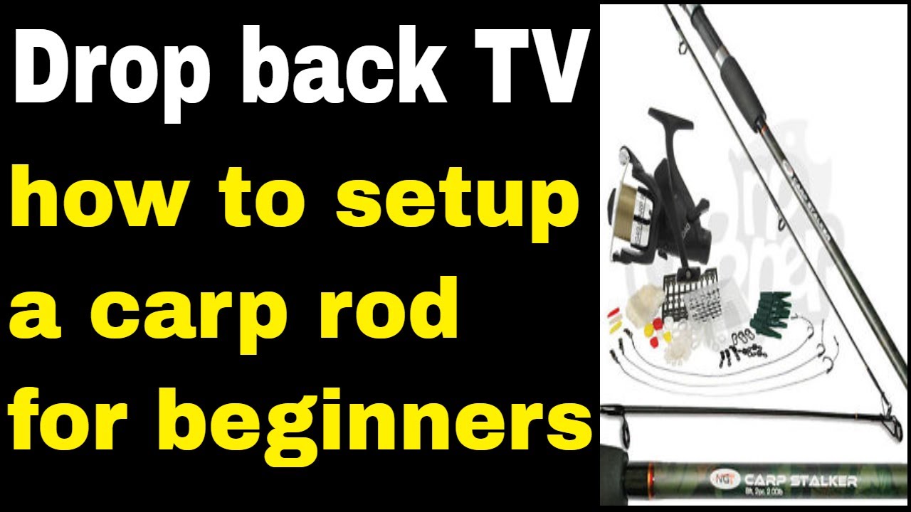 carp rod setup from scratch for beginners - YouTube