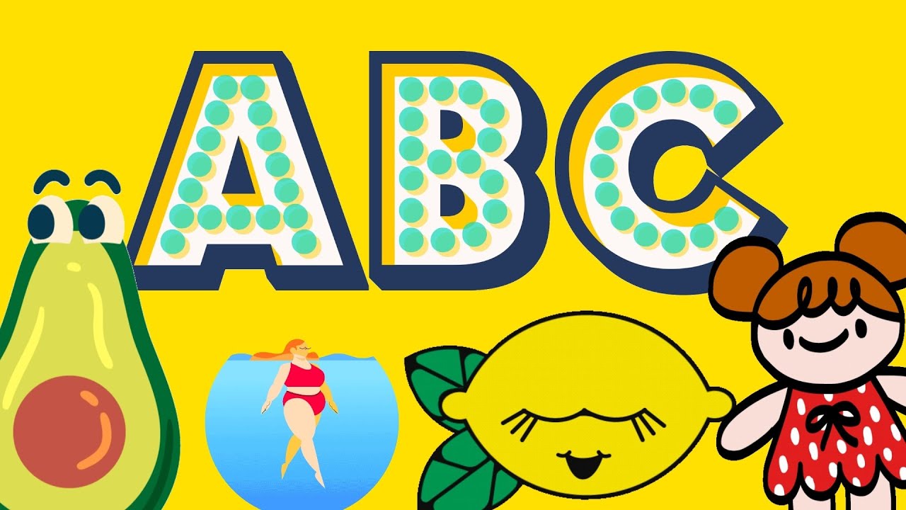 ABC for børn på dansk | Lær alfabetet | ABC for børn - YouTube