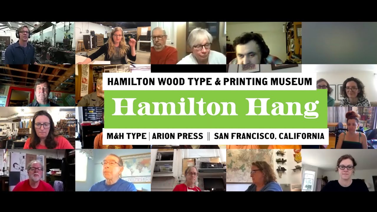 Hamilton Hang: M&H Type | Arion Press - YouTube
