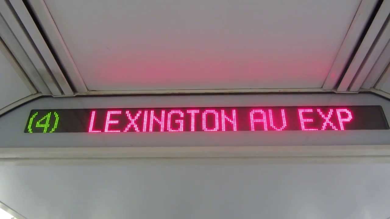 R142A (4) Train Interior Sign With Strip Map - YouTube