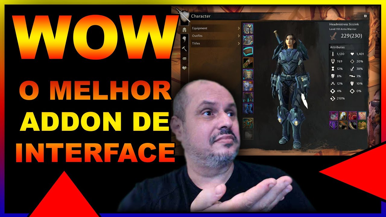 WOW - O MELHOR ADDON DE INTERFACE - GW2 UI - YouTube