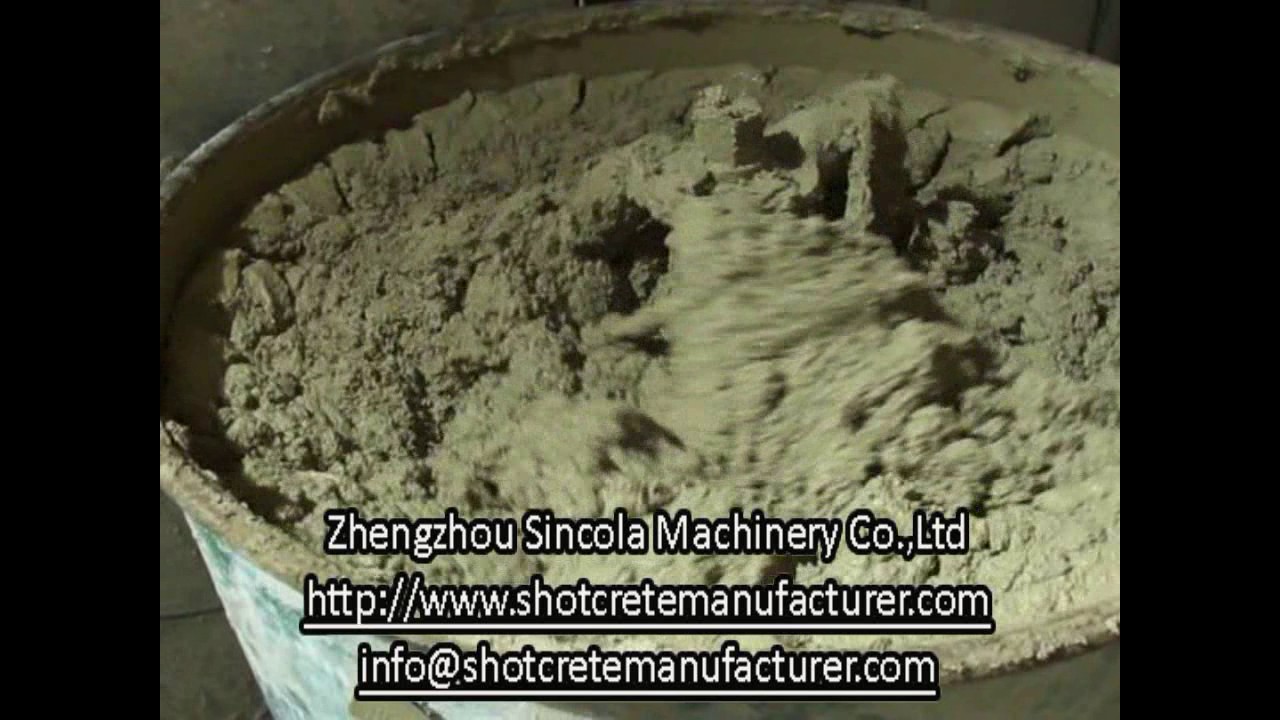 Concrete Pan Mixer how to work - YouTube